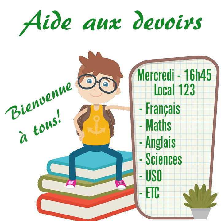 Aide aux devoirs - École secondaire d'Oka