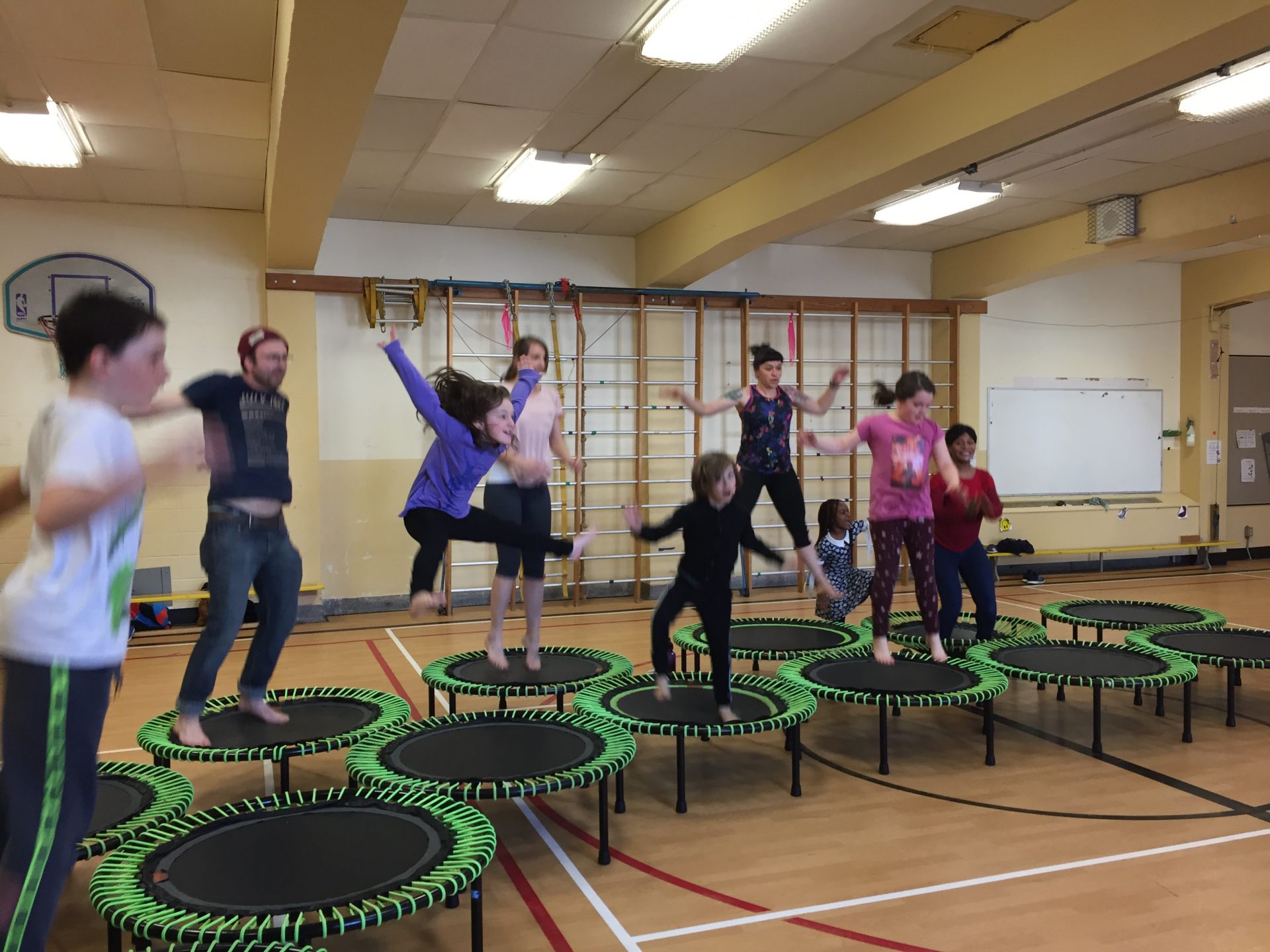 Activité sportive "parents-enfants" - École primaire du Trait-d'Union