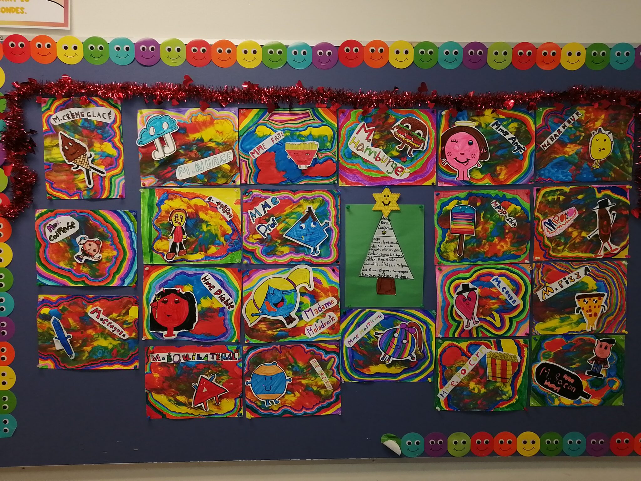 Galerie d'art au thème de l'école 2020-2021 - École primaire des Moissons