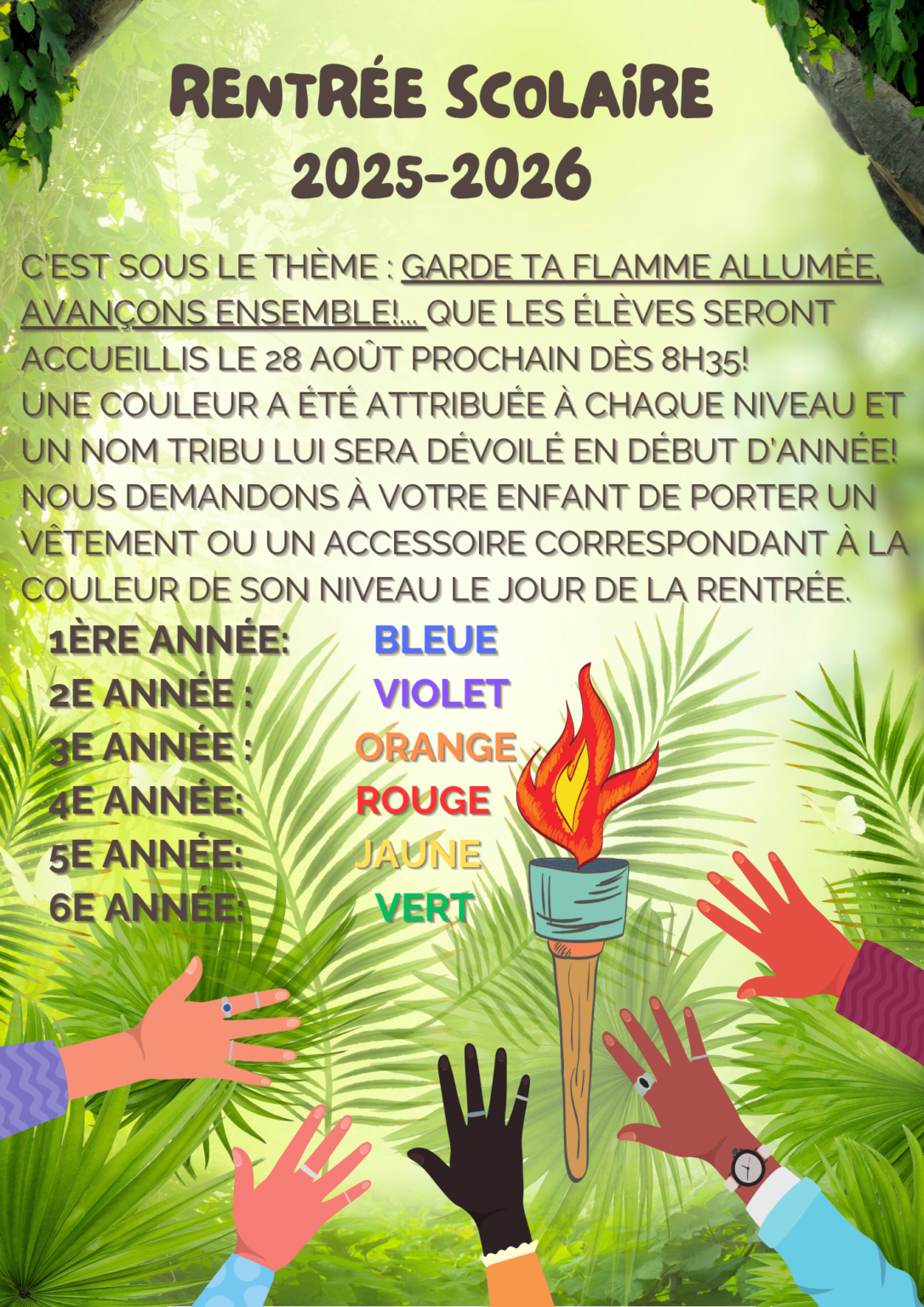 Rentrée scolaire - École primaire Chante-Bois