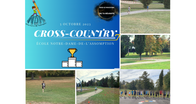 CROSS-COUNTRY 23-24 - École primaire Notre-Dame-de-l'Assomption