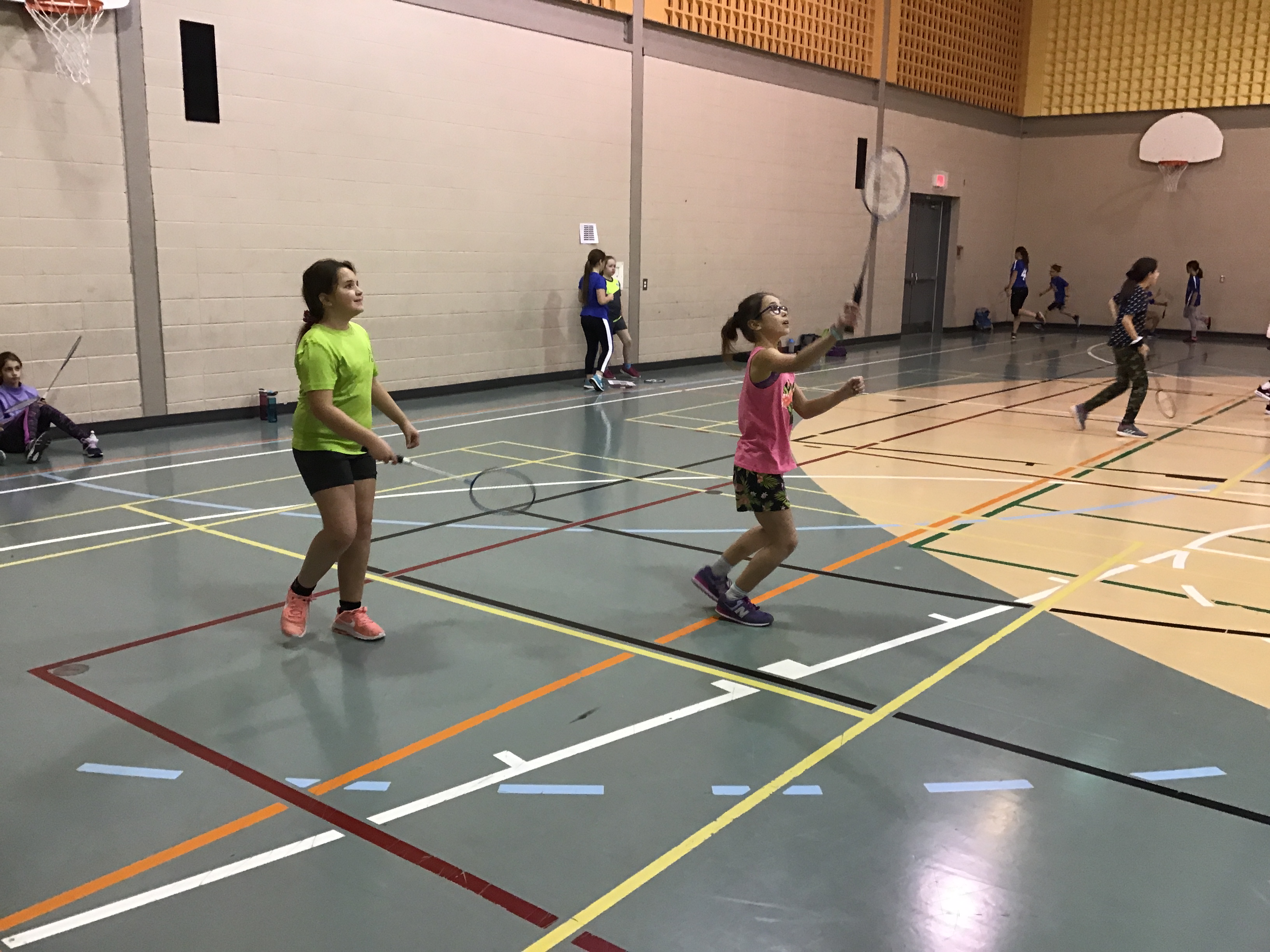 Festival de mini-badminton - École primaire Prés fleuris