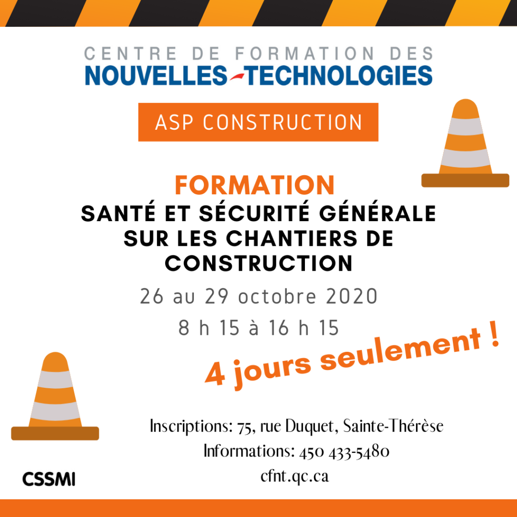 ASP Construction | Formation Santé et sécurité générale sur les chantiers